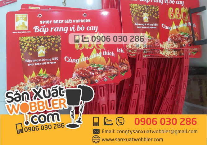 Posm hanger dây nhựa treo snack Bắp rang